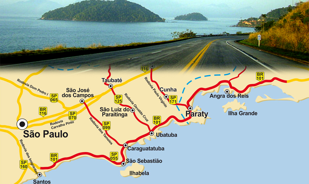 Trecho da Rodovia Rio-Santos será privatizado - A Voz da Cidade