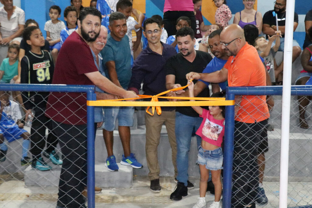 Obra de revitalização de quadra poliesportiva do ‘Mirão’ é inaugurada ...